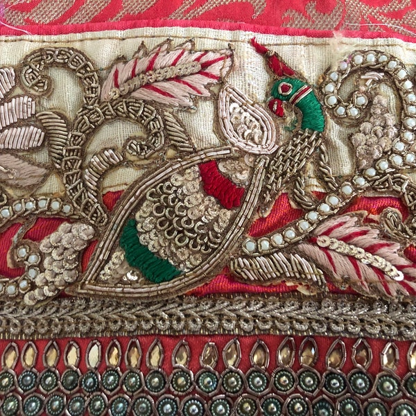 Vintage Saree Border Craft Decor Vintage Sari Trims Indian Sari Border ...