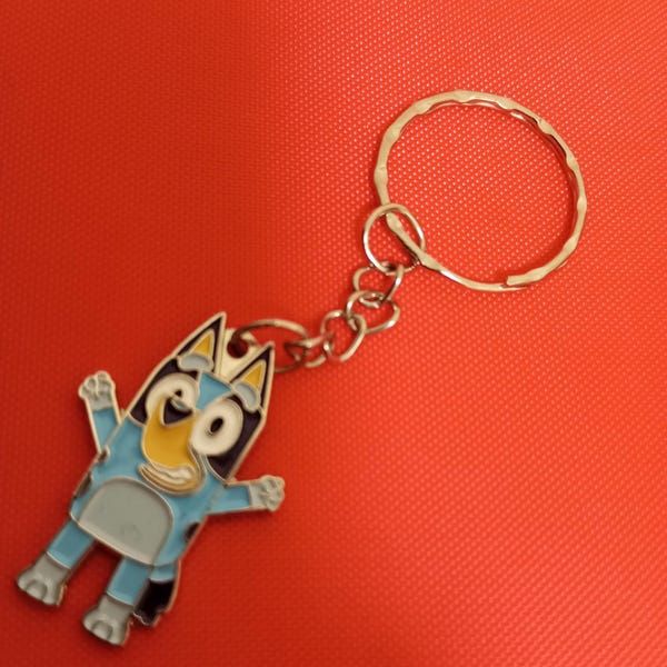 Blue Heeler Cute Keychain Gift Best Friends Keychains Blue Heeler Dog ...