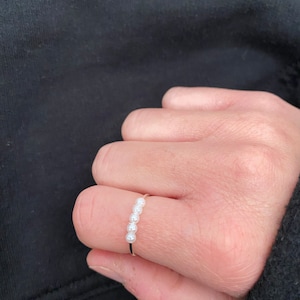 Anxiety/ ADHD Ring, Double Layer Worry Ring, Silver Plated Fidget Ring ...