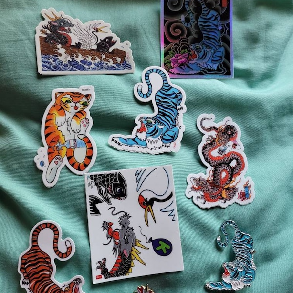 Holographic Tiger DJ Vinyl Sticker - Etsy