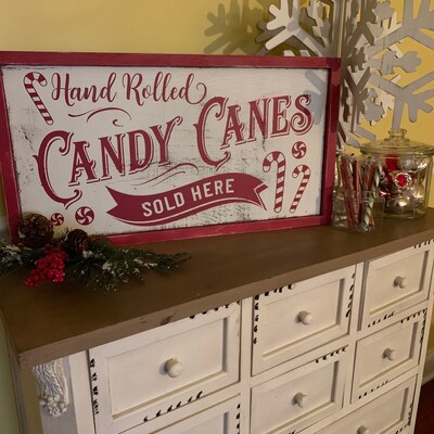 Candy Cane Sign SVG Christmas SVG Candy Cane Svg Christmas Candy SVG ...