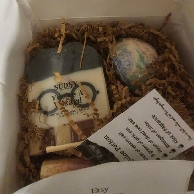 Mini Wizard Spa Gift Set, Wizard House Set, Self Care Gift Box, Bath ...