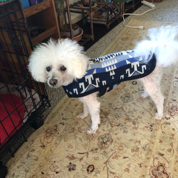 Red & Black Pendleton Wool Dog Coat - Featuring Exclusive D-ring ...