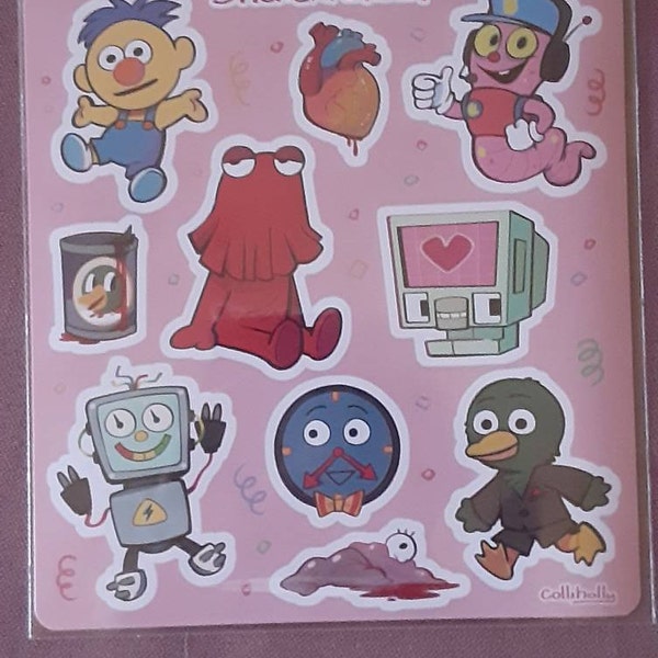 Don’t Hug Me I’m Scared DHMIS Die Cut Vinyl Sticker Sheet - 6.5" X 5.5 ...