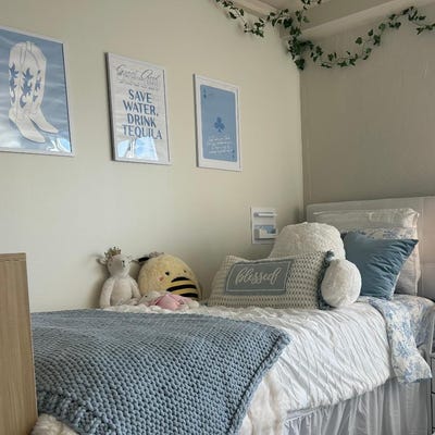 Bikini on Clothesline Print, College Apartment Decor, Coastal Beachy ...