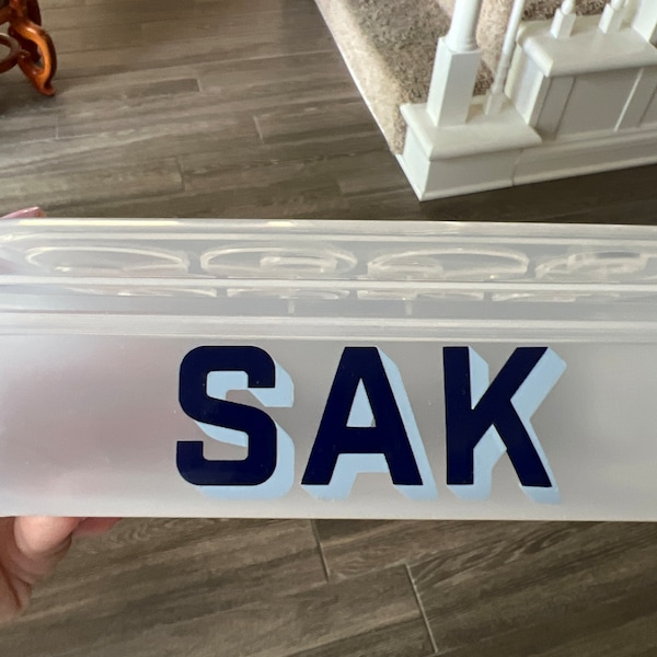 Single Initial Monogram Sticker - Etsy