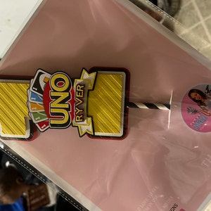 1st Birthday Uno Cake Topper Uno Birthday Theme First Birthday Cake ...
