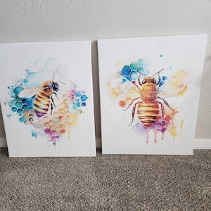 Set of 6 Safari Animals Watercolor PRINTABLE ART Giraffe Print Animal ...