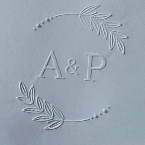 Chose Your Wedding Embosser, Personalized Wedding Embosser Stamp ...
