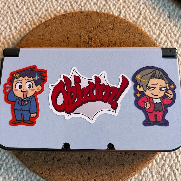 Ace Attorney Stickers: Objection! Speech Bubbles - Game Inspired - Etsy