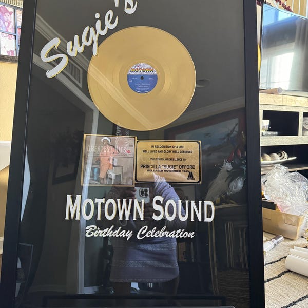 Motown Personalized/custom Record Label Birthday Celebration ...