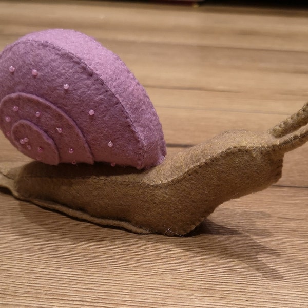 DIY Snail Plush Sewing Pattern & SVG Cut Files, Hand Stitching and ...