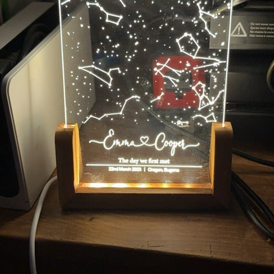 Personalized Night Light For Baby Custom Night Light For Kids - Teenage Girl Gifts - Name Light ...