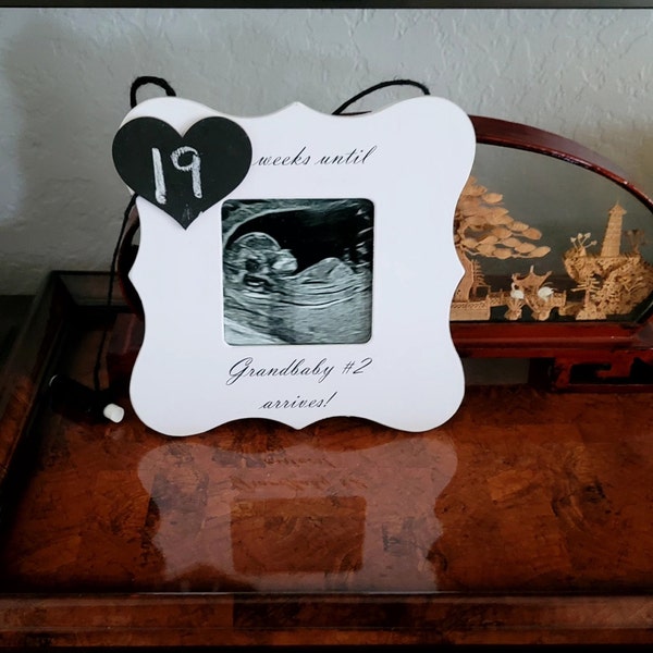 Pregnancy Announcement Grandparents Again Grandbaby Countdown ...