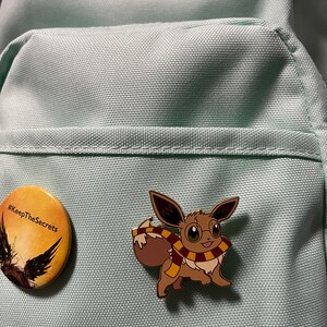 Wizard Pin Magical Eevee Wizard Evee Pin Backpack Pin - Etsy