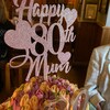 Personalised Custom Glitter Cake Topper Happy 15th Birthday Ian Fifteen ...