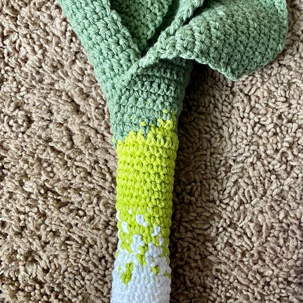 LEEK Crochet Pattern PDF - Crochet Leek Pattern. Play Food Leek ...
