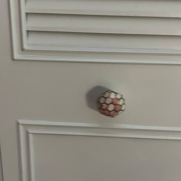 Mother of Pearl Tortoise Shell Knob - Beautiful Ceramic Drawer Pull ...