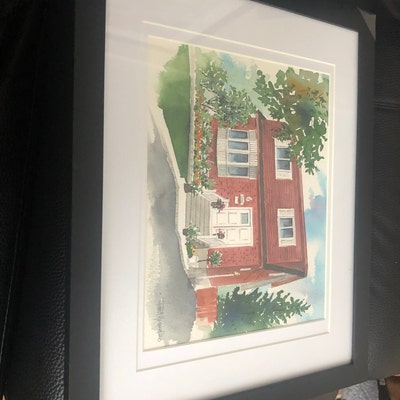 Boxed Note Cards-english Cottages-printed From Original Watercolor ...