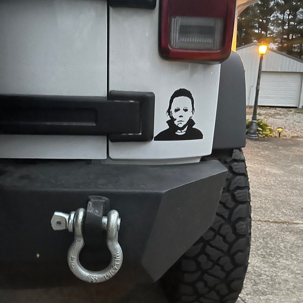 Michael Myers Decal Sticker | Sticker for Car Window | for Tumbler ...