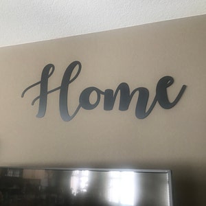 Custom Name Script Metal Sign Single Line Personalized Metal Sign ...