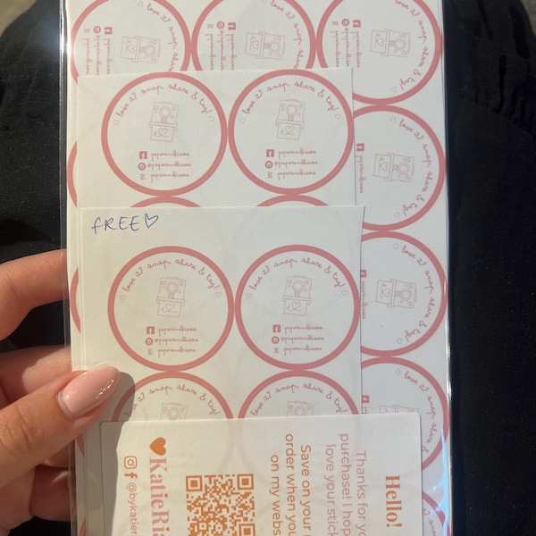Custom Circle Stickers, 37mm Round Stickers, Sticker Sheets, Logo ...