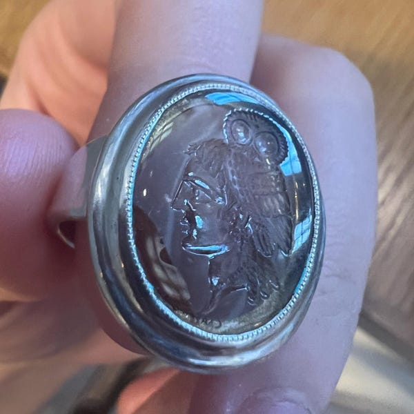 Carnelian Intaglio Handmade Engraving With Dionysos. Unique. - Etsy