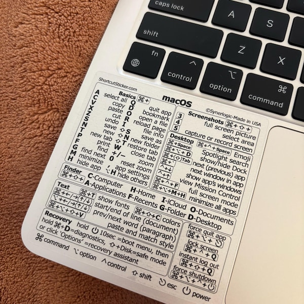 MacBook Air or Pro for Any Mac OS Version - Keyboard Shortcuts ...