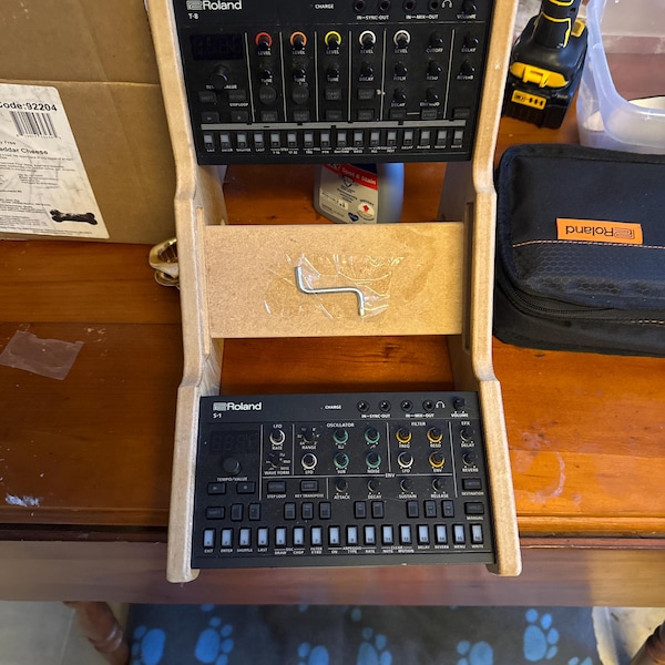 Behringer Crave, Edge & Spice - MDF Triple Stand From Synths and Wood ...