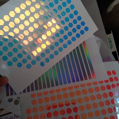 US Calendar Holiday Stickers, Holographic Planner Date Stickers ...