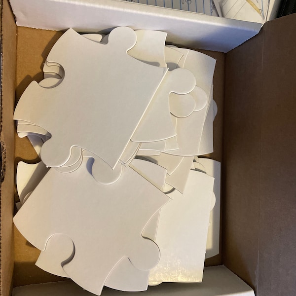 Extra Large Blank Puzzle 60x23+ In, 126+ Pieces - Ideal for Wedding ...