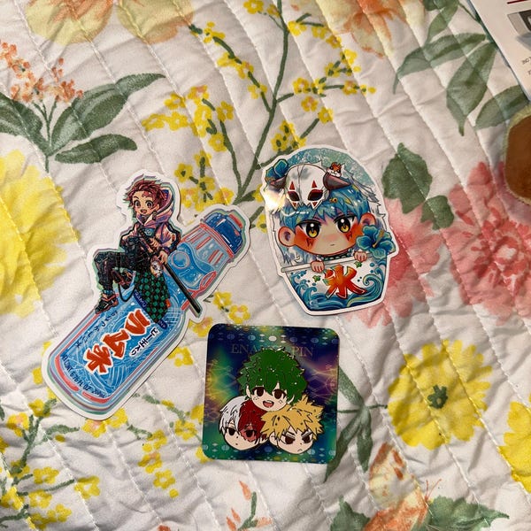 Anime Trio Pins - Etsy