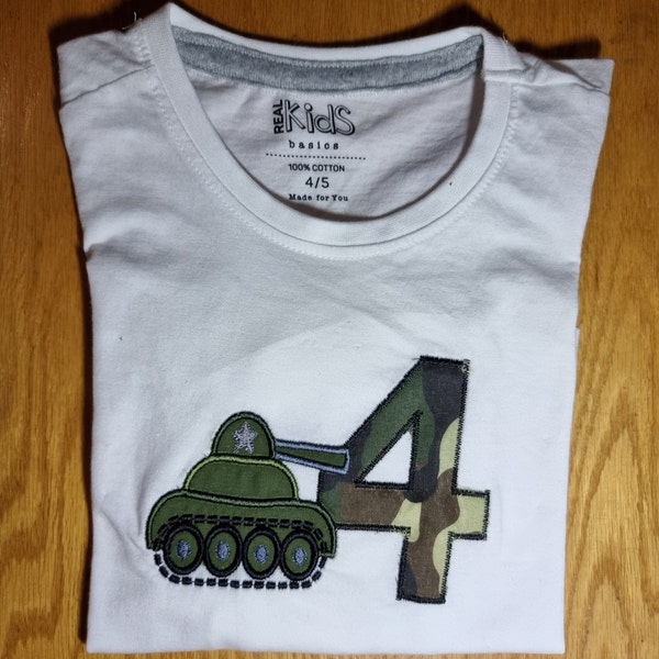 Military Tank Applique Embroidery Designs Boys Vehicle Army INSTANT ...