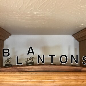 Blantons Bourbon Cork Display Wide Oak Center Stave | Etsy