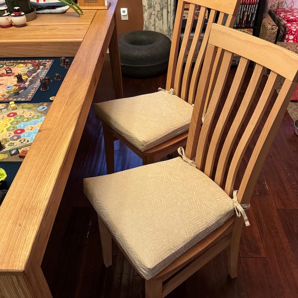 Create Your Own Chair Cushions With Rounded Back and Ties -seat ...