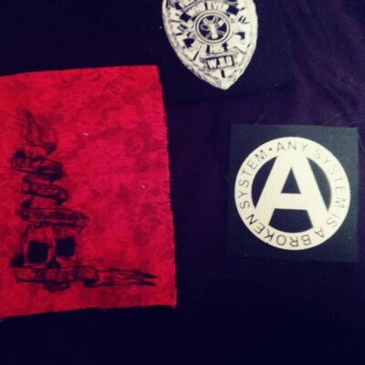 Any System Anarchist Punk Patch Crust Anarcho philosophy - Etsy