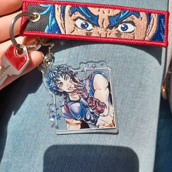 Key Tag - Embroidered on Both Sides - Anime Character - Jet Tag - Etsy