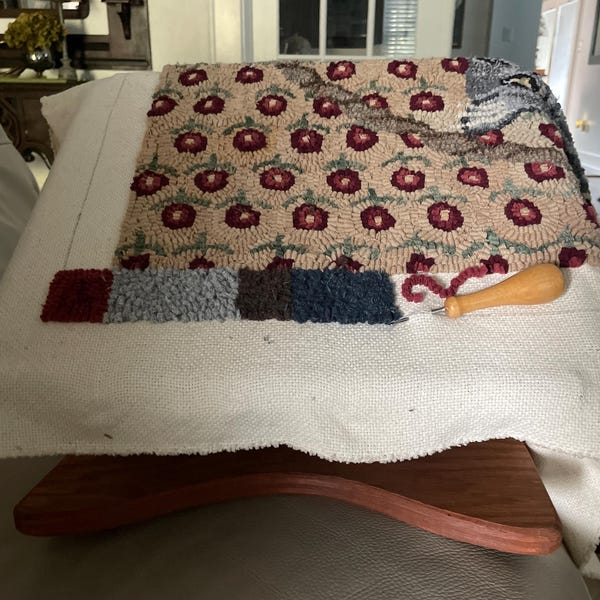 Octagonal Metal Floor Rug Hooking Frame With 14 Inside Hooking Area - Etsy