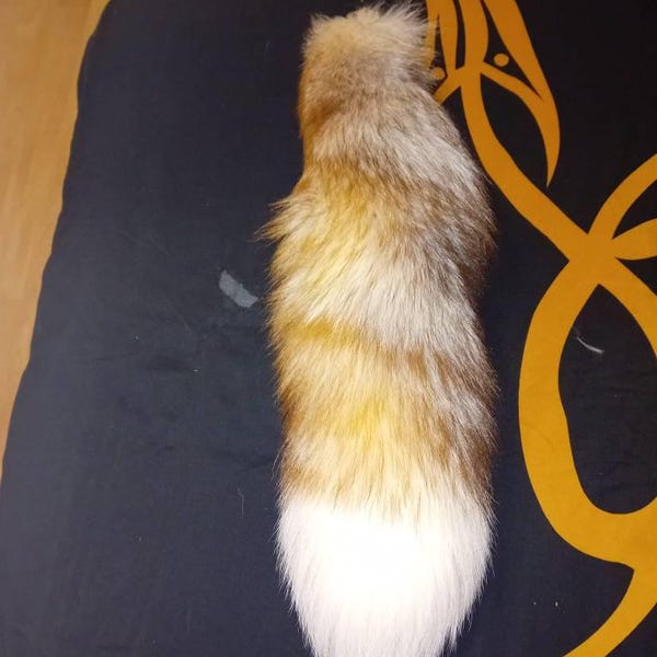 XL Smokey Red Fox Tail (XL and Regular Size), Real Fox Tail, Tails for ...