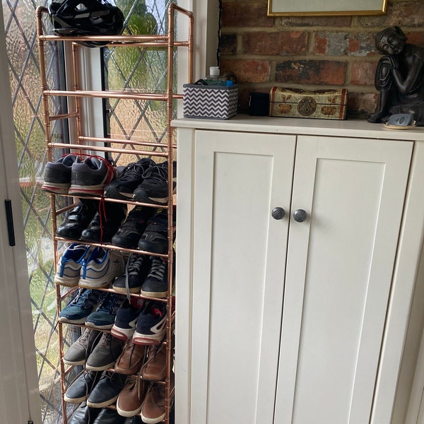 Copper Shoe Rack - Etsy