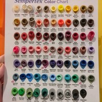 Tuftex Color Chart W/balloons New Colors Included - Etsy Canada