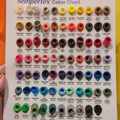 Kalisan Color Chart W/balloons - Etsy