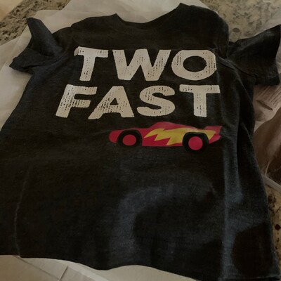 TWO FAST, Race Car Birthday Shirt, 2nd Birthday, Racing Birthday Boy ...