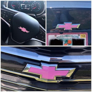 Pink Chevy Emblem Vinyl Wrap Kit 2 Sheets - Etsy