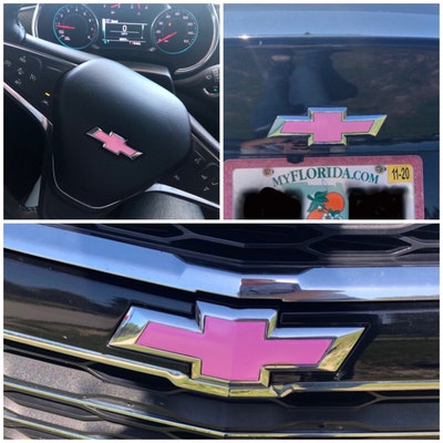 Pink Chevy Emblem Vinyl Wrap Kit 2 Sheets - Etsy