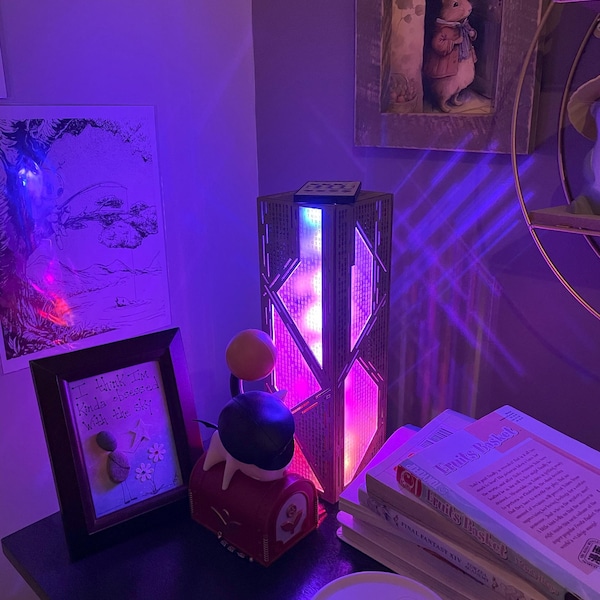 Binary Code Lamp | Falling Numbers | Cyber Style Night Lamp | Lantern ...