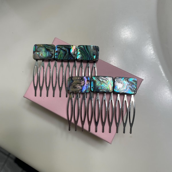 Stunning Abalone Shell Hair Comb - Etsy