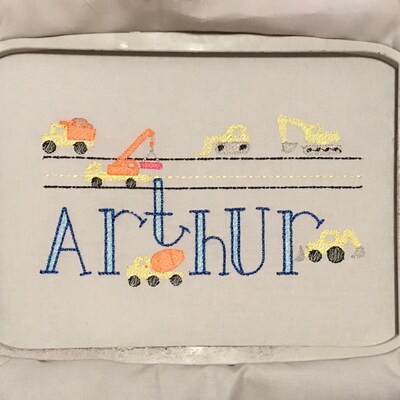 Build Your Own Construction Vehicles Set Embroidery Design - Etsy