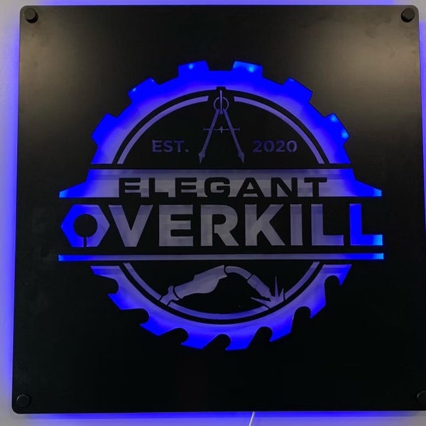 24” X 24” Metal Custom Logo Business Sign | Outdoor Sign | Office Sign ...