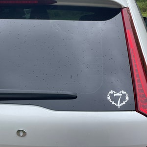 Butterfly Letter A Decal - Etsy